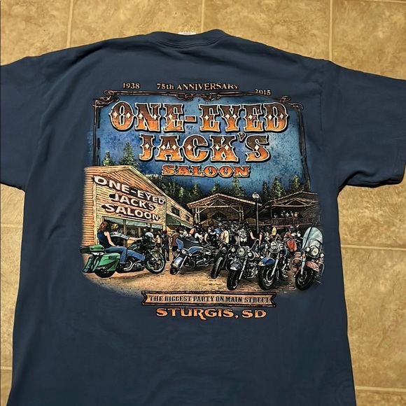 Gildan | Shirts | Sturgis Sd One Eyed Jacks Saloon 25 T Shirt | Poshmark
